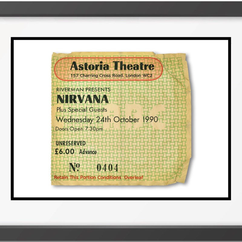Ticket Stub - Etsy