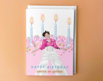 Harry Styles Birthday Card - Etsy UK