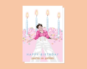 Harry Styles Birthday Card - Etsy