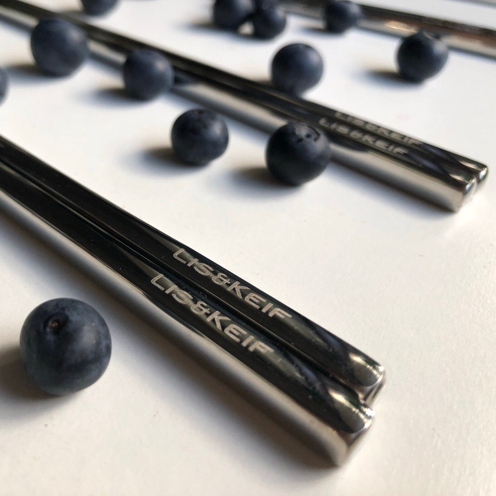 Silver Chopstick Set 5 Set: Chopsticks Tableware | Etsy