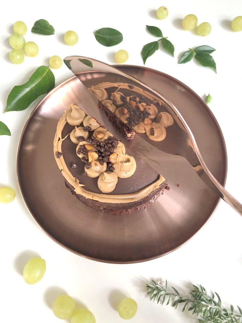 Rose Gold Stainless Steel Cake Server: Tableware Dinnerware Gift - Etsy