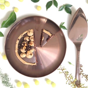 Rose Gold Stainless Steel Cake Server: Tableware | Dinnerware | Gift - Etsy