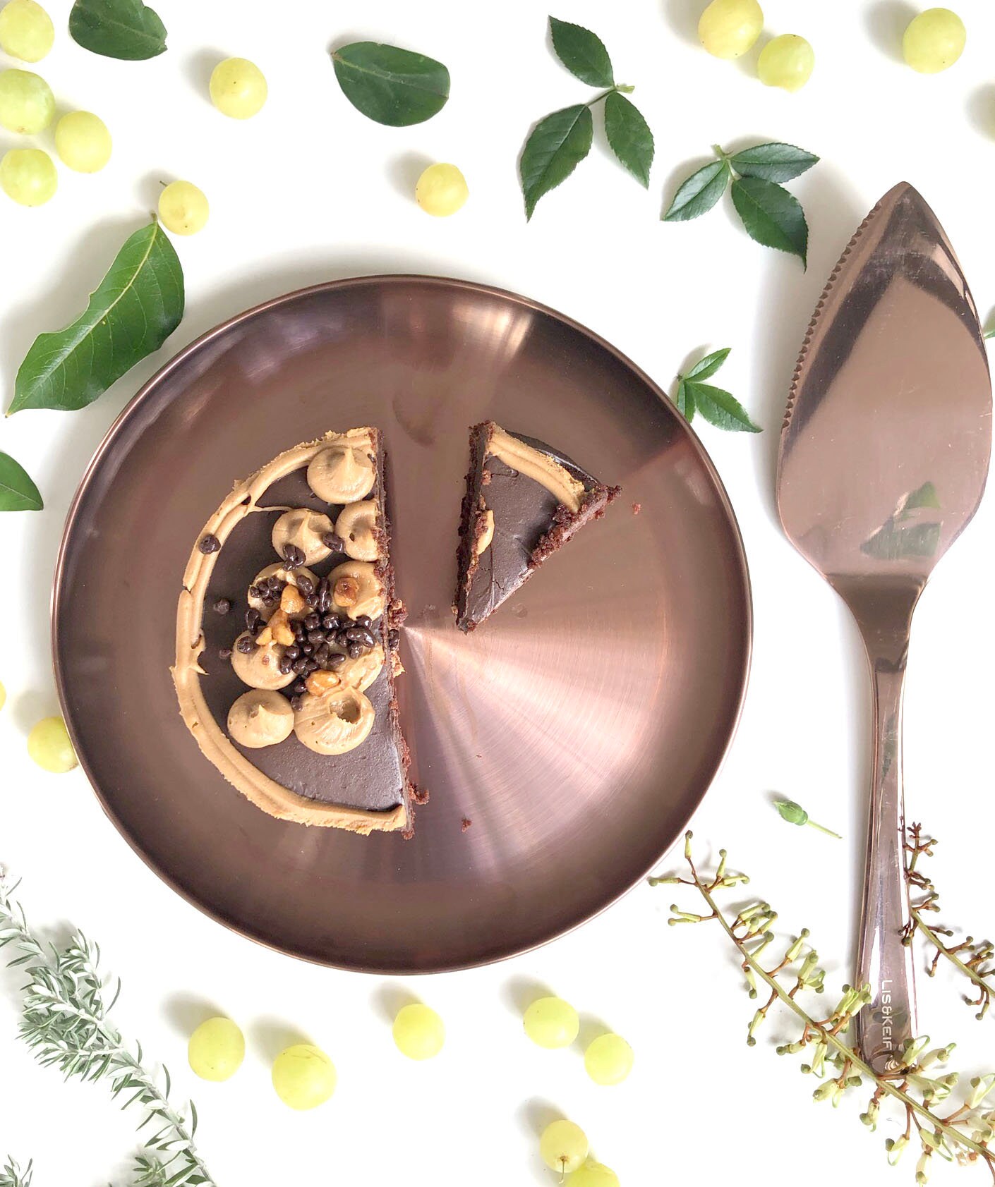 Rose Gold Stainless Steel Cake Server: Tableware Dinnerware Gift - Etsy