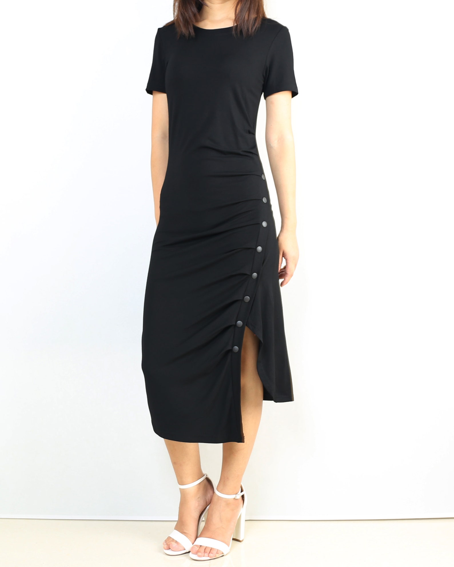 Form Fitting Dress Sexy Dress Party Dress Black Cotton - Etsy