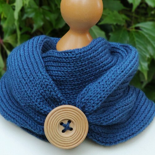 Braided Cowl Scarf Knitting Pattern Addi Sentro Prym Loom | Etsy