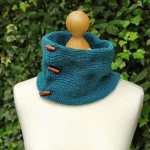 Unisex Addi King Cowl Pattern / Addi Neck Warmer Pattern - Addi King ...