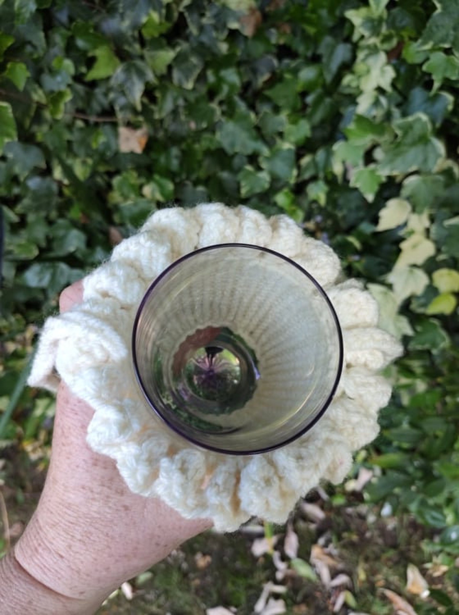 ADDI WINE GLASS Holder Necklace Easy Knitting Pattern - Sentro, Addi ...