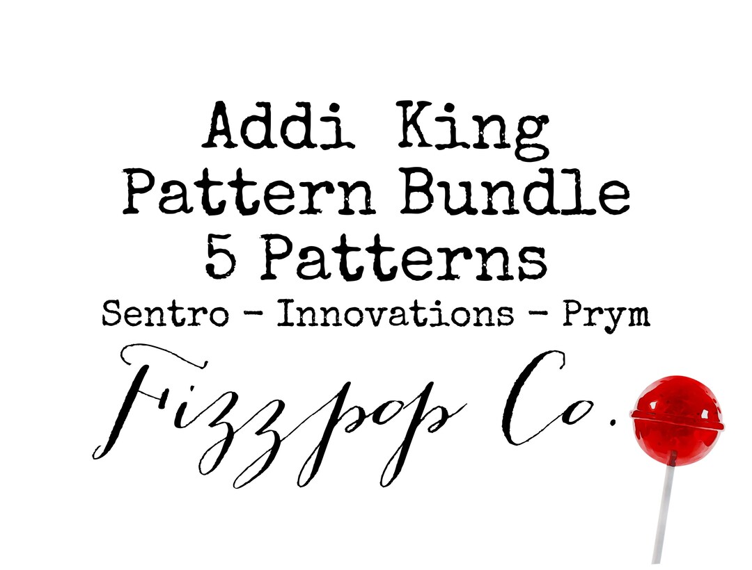 Addi King Pattern Bundle - Prym - Sentro - Loom Knitting - Easy Machine ...