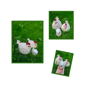 CHICKEN Knitting Pattern Addi Express, Addi King, Sentro, Prym Circular ...