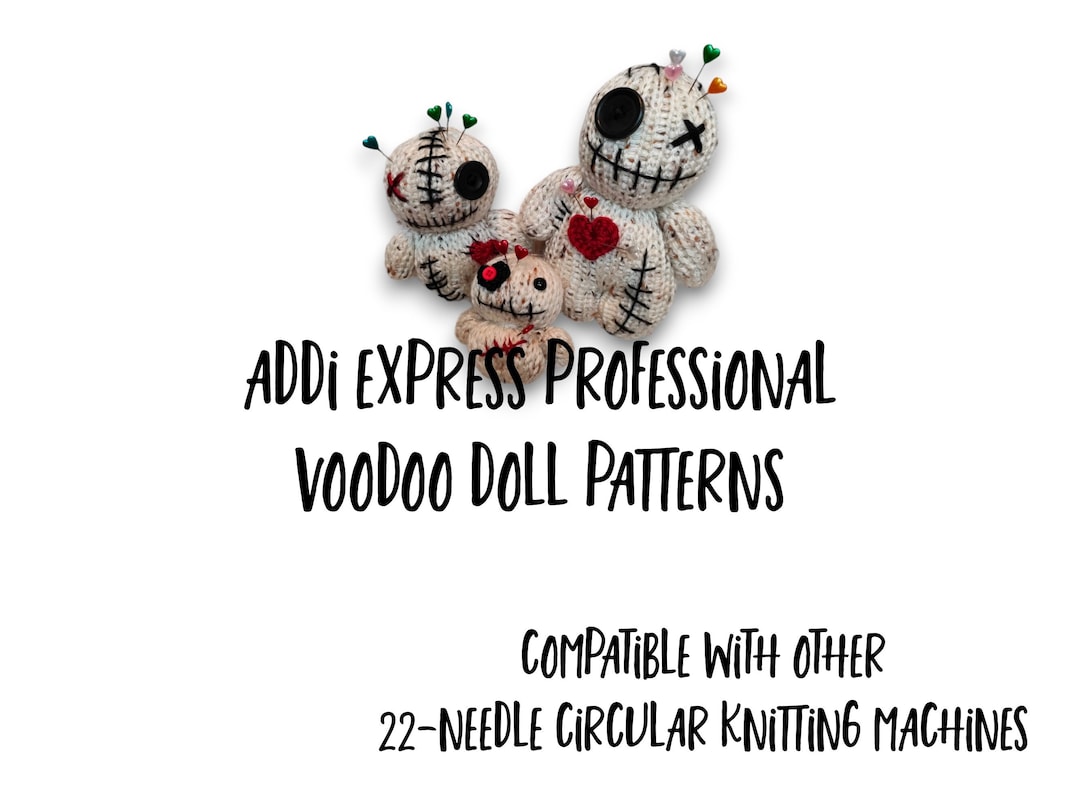 VOODOO DOLL - Addi Express Professional Knitting Pattern - Sentro ...