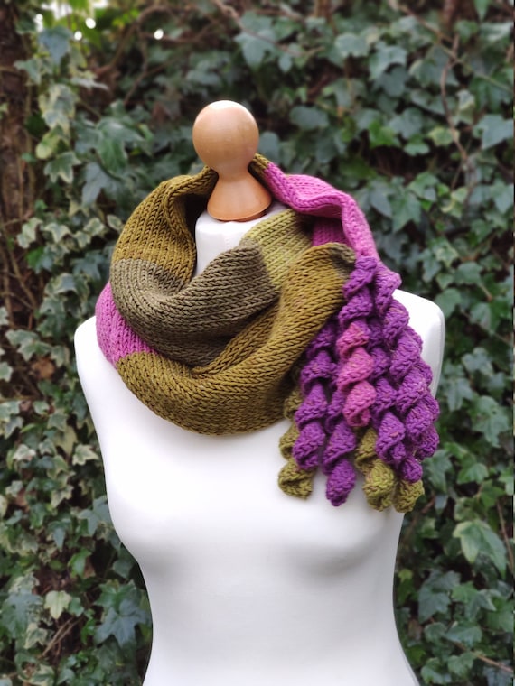 Knitting Pattern Curly Scarf