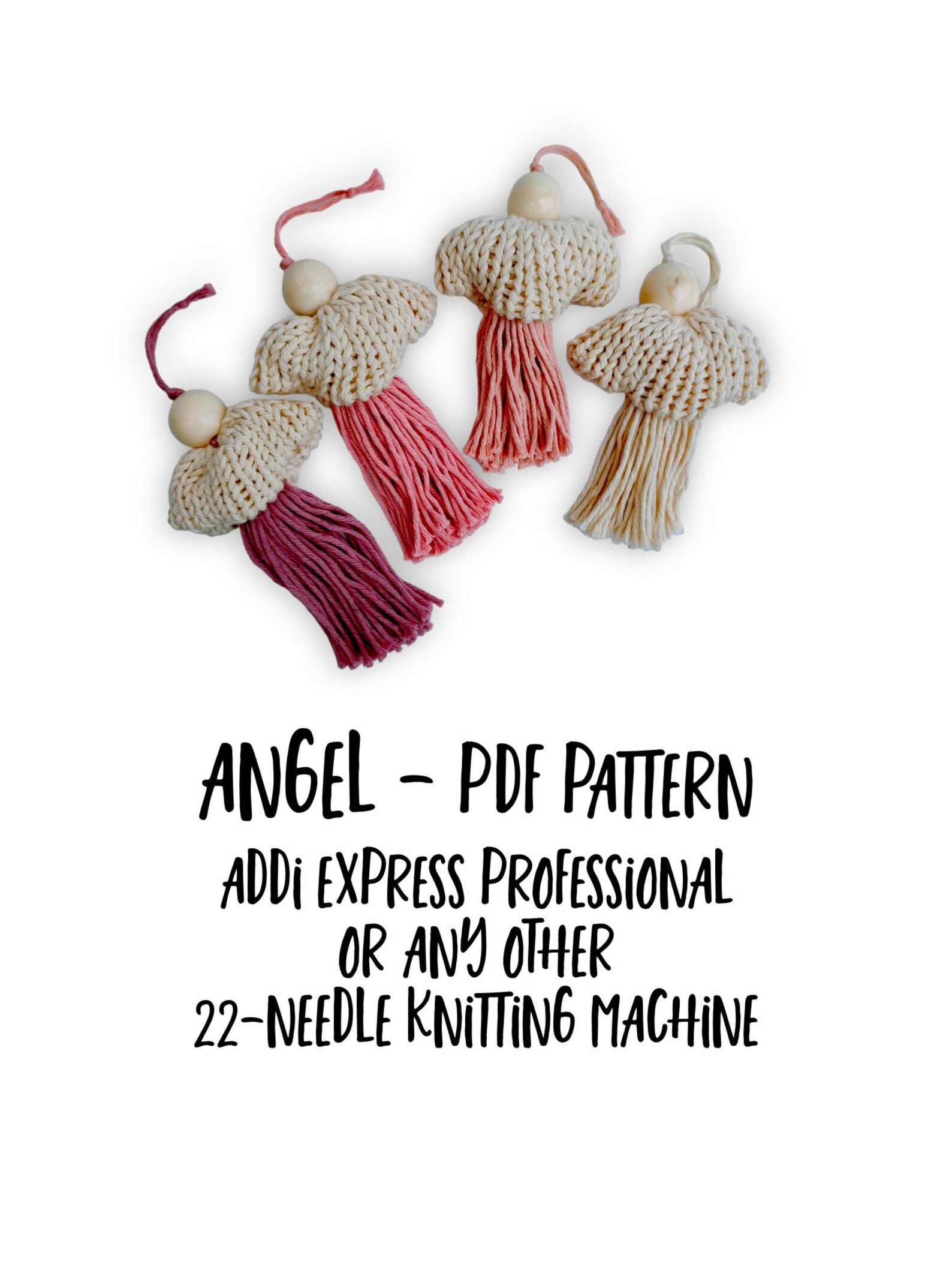 ADDI ANGEL PDF Pattern - Circular Knitting Machine Pattern - Addi ...