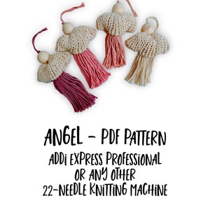 ADDI ANGEL PDF Pattern - Circular Knitting Machine Pattern - Addi ...