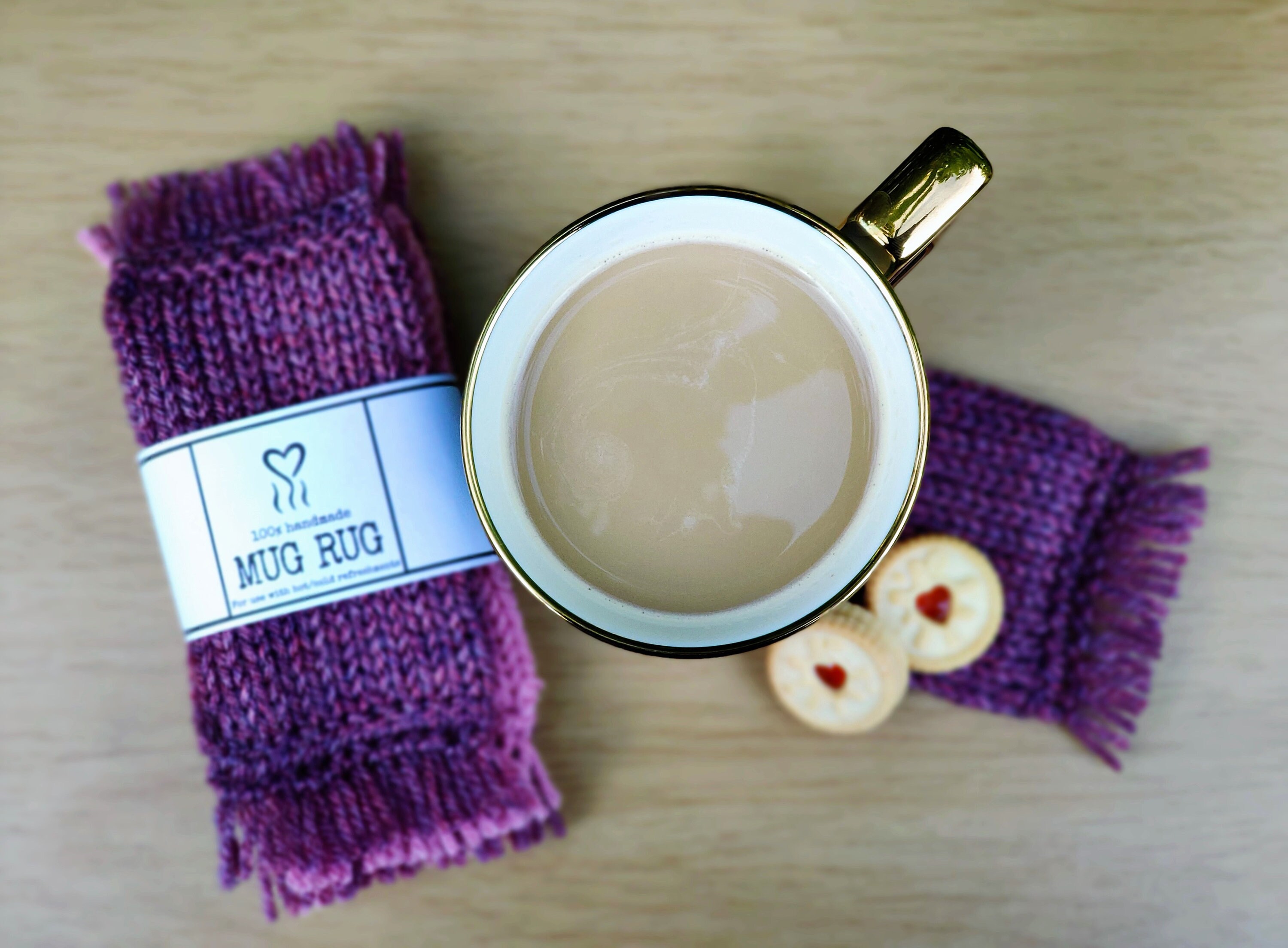 MUG RUG Tag Wrap Label for Crochet Knitting Printable Label - Etsy