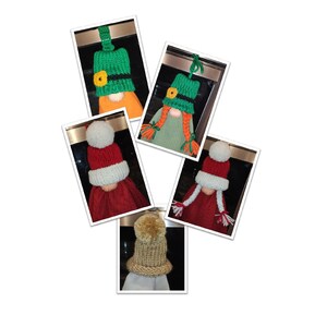 Gnome Hat & Pom Pom Hat Addi Express Professional Knitting Pattern ...