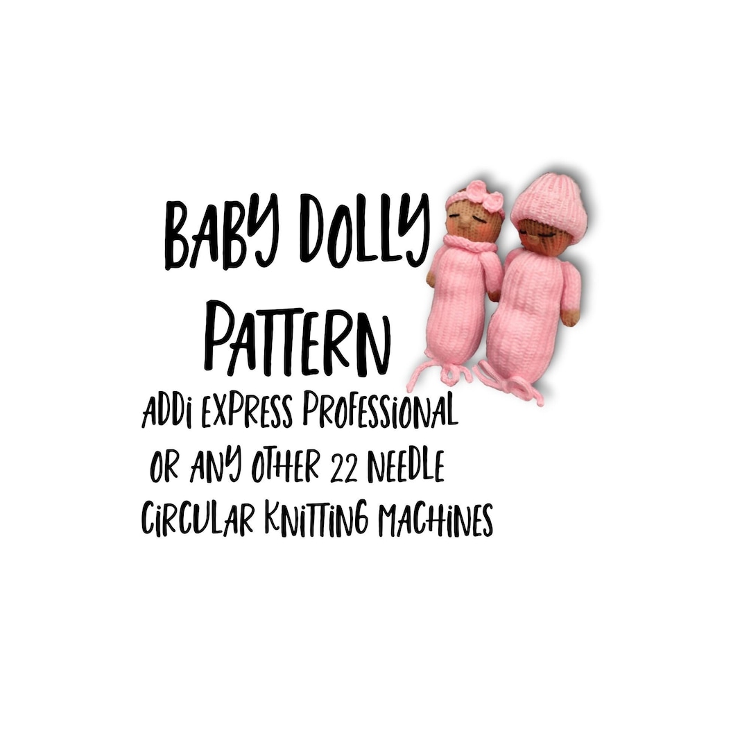 Doll Pattern - Addi Express Professional - Sentro - Prym - Baby Doll ...