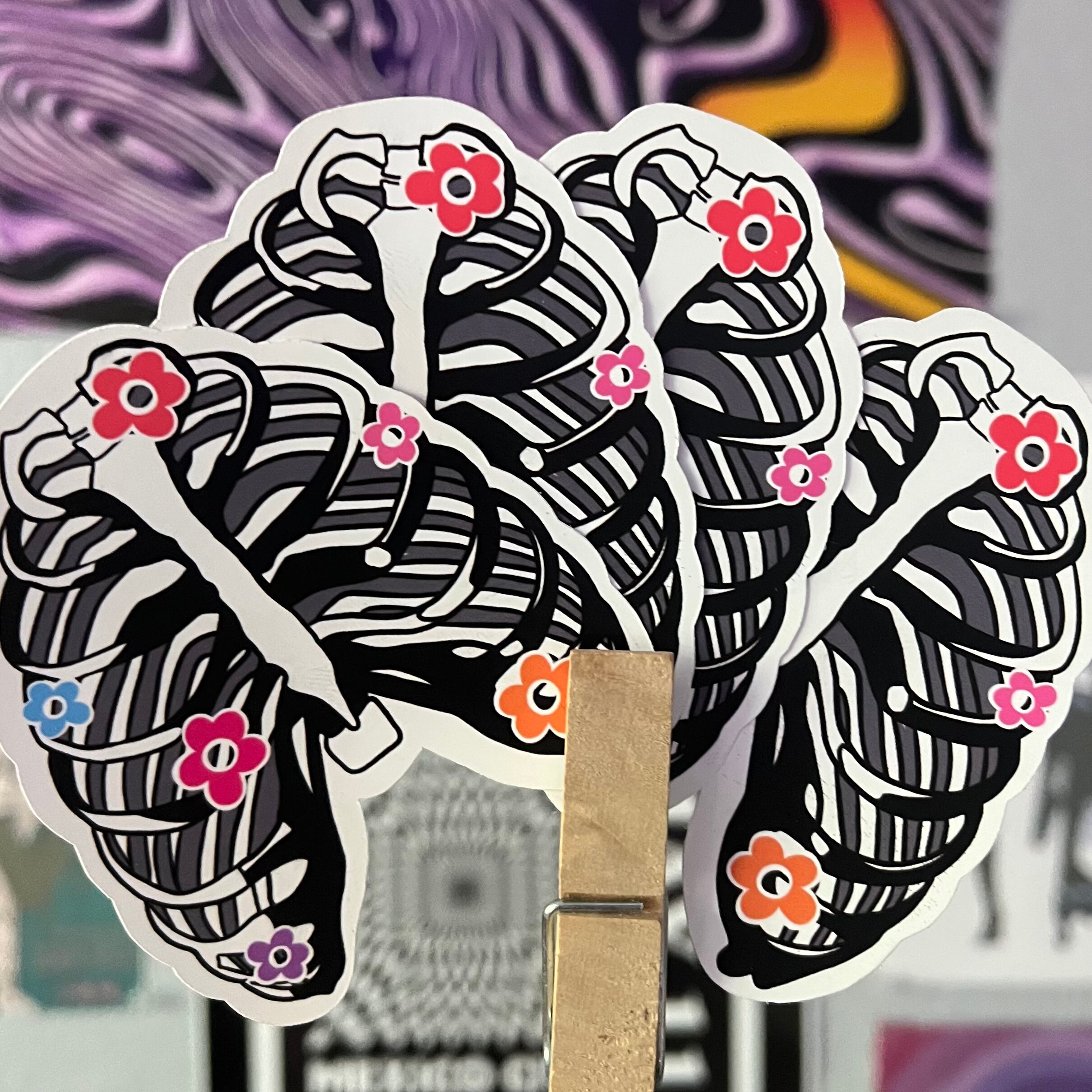Rib Sticker - Etsy