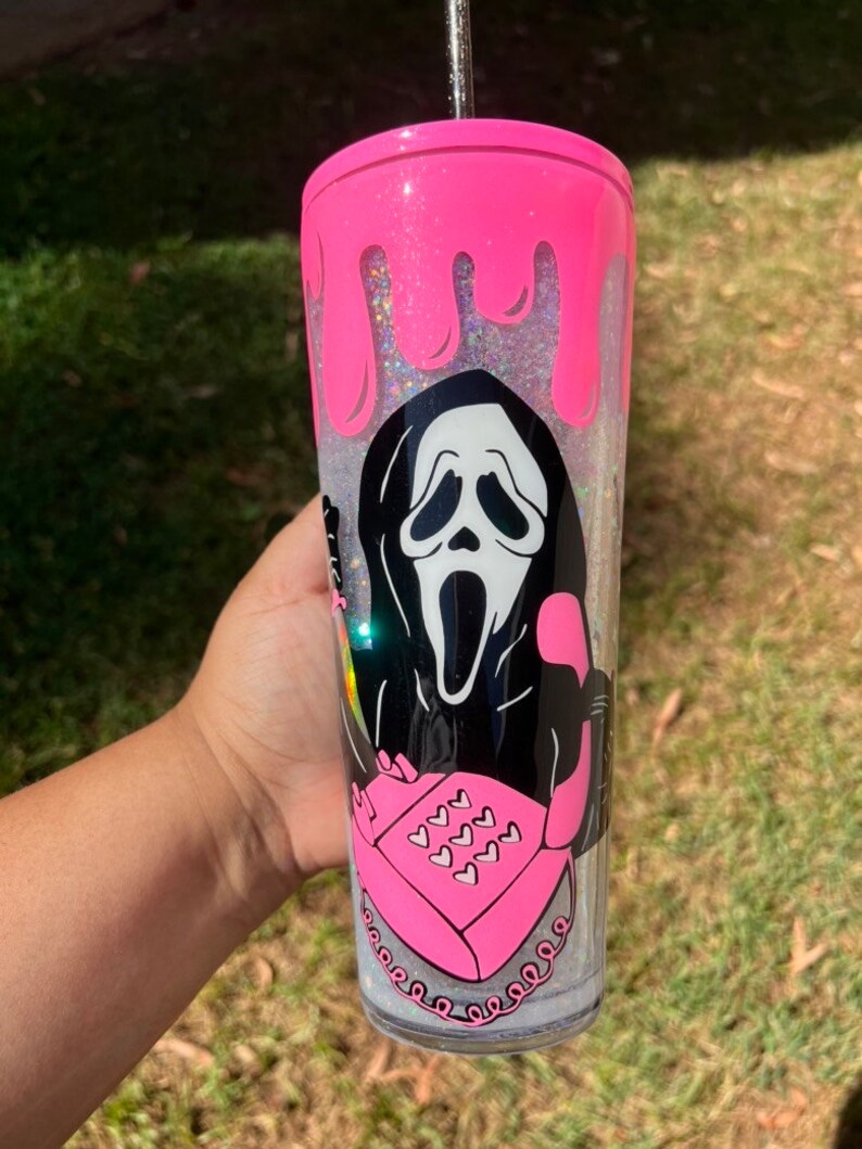 The Scream Snowglobe Tumbler Scream Cup Ghostface Snowglobe - Etsy The Scream Snowglobe Tumbler Scream Cup Ghostface Snowglobe - Etsy