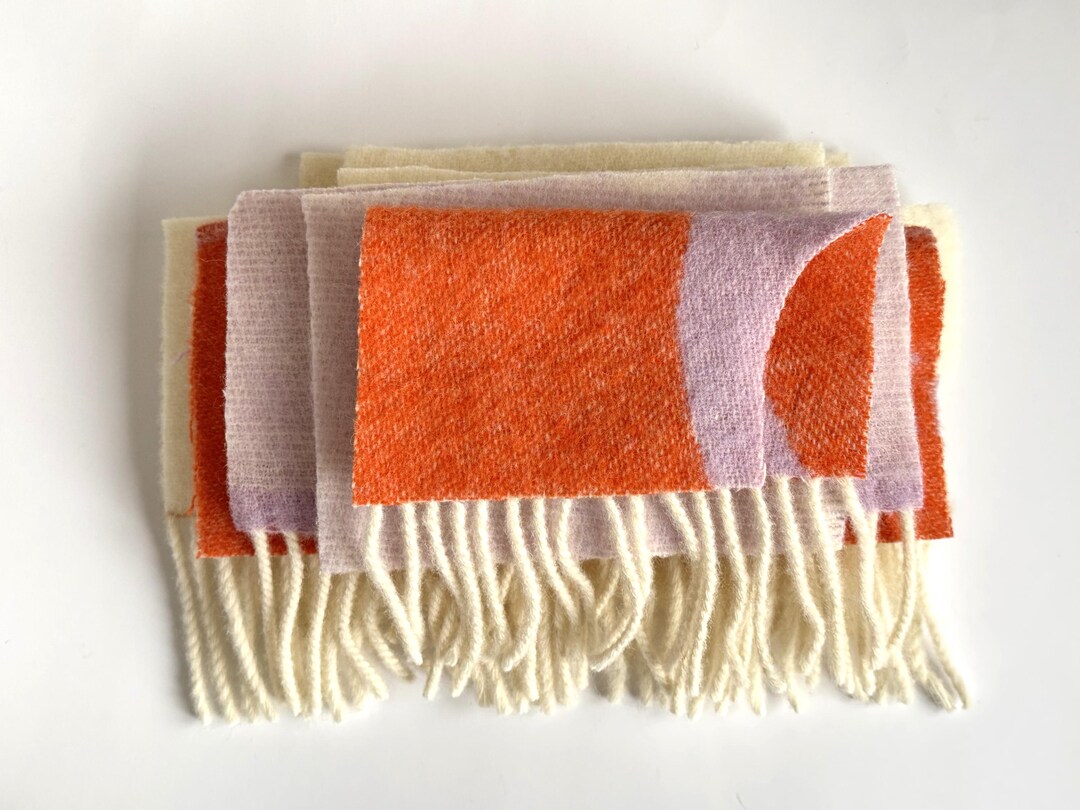 Organic Wool Scraps Bundle 189g | Pieces for Appliqué, Mending, Textile ...