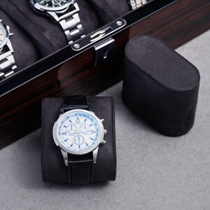 Elegant Piano Black Watch Box for 6 or 10, Best Dad Gift, Luxury Gift ...