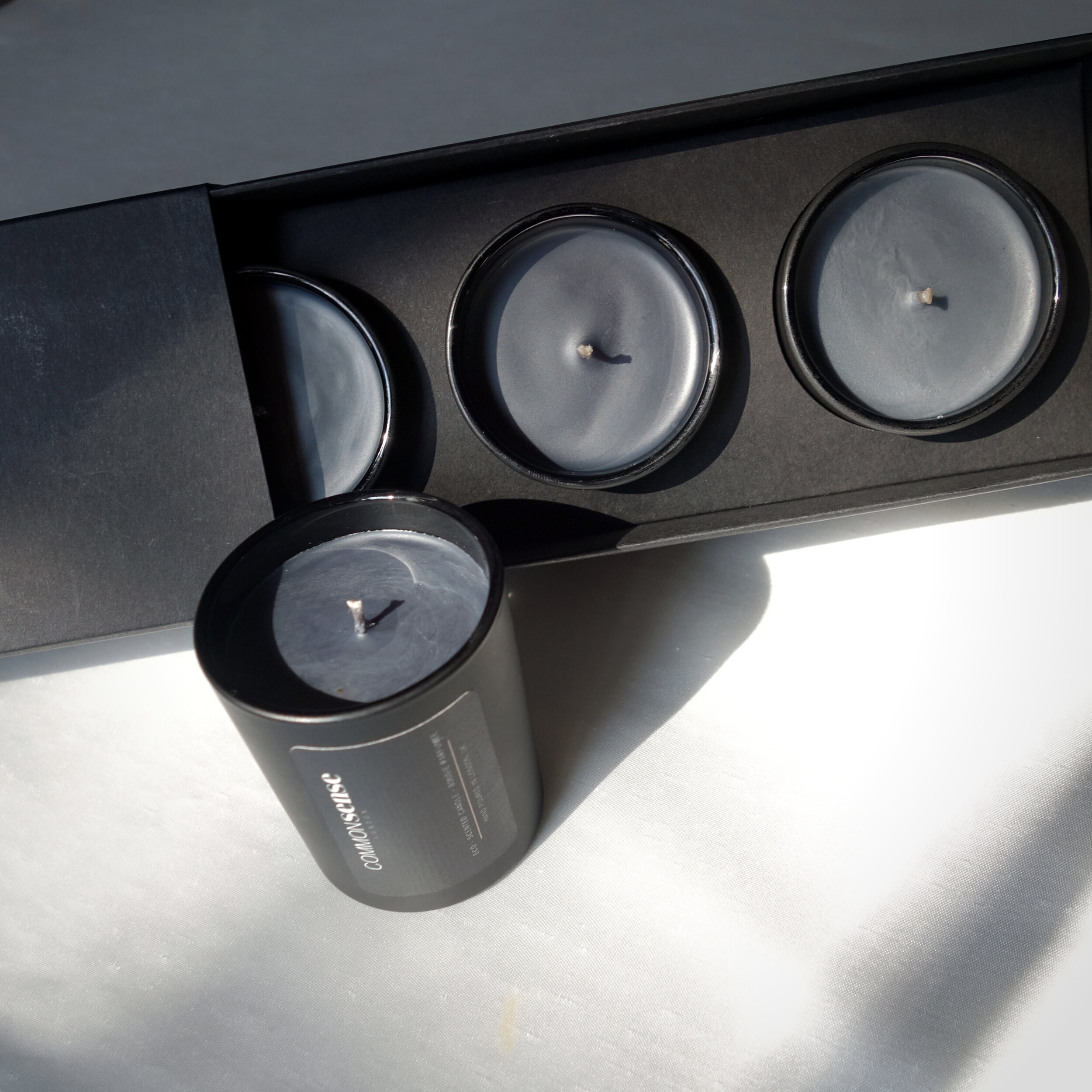 Luxury Soy Candle Scent Trio Gift Set Mini Candle Set Soy Candle, Black ...