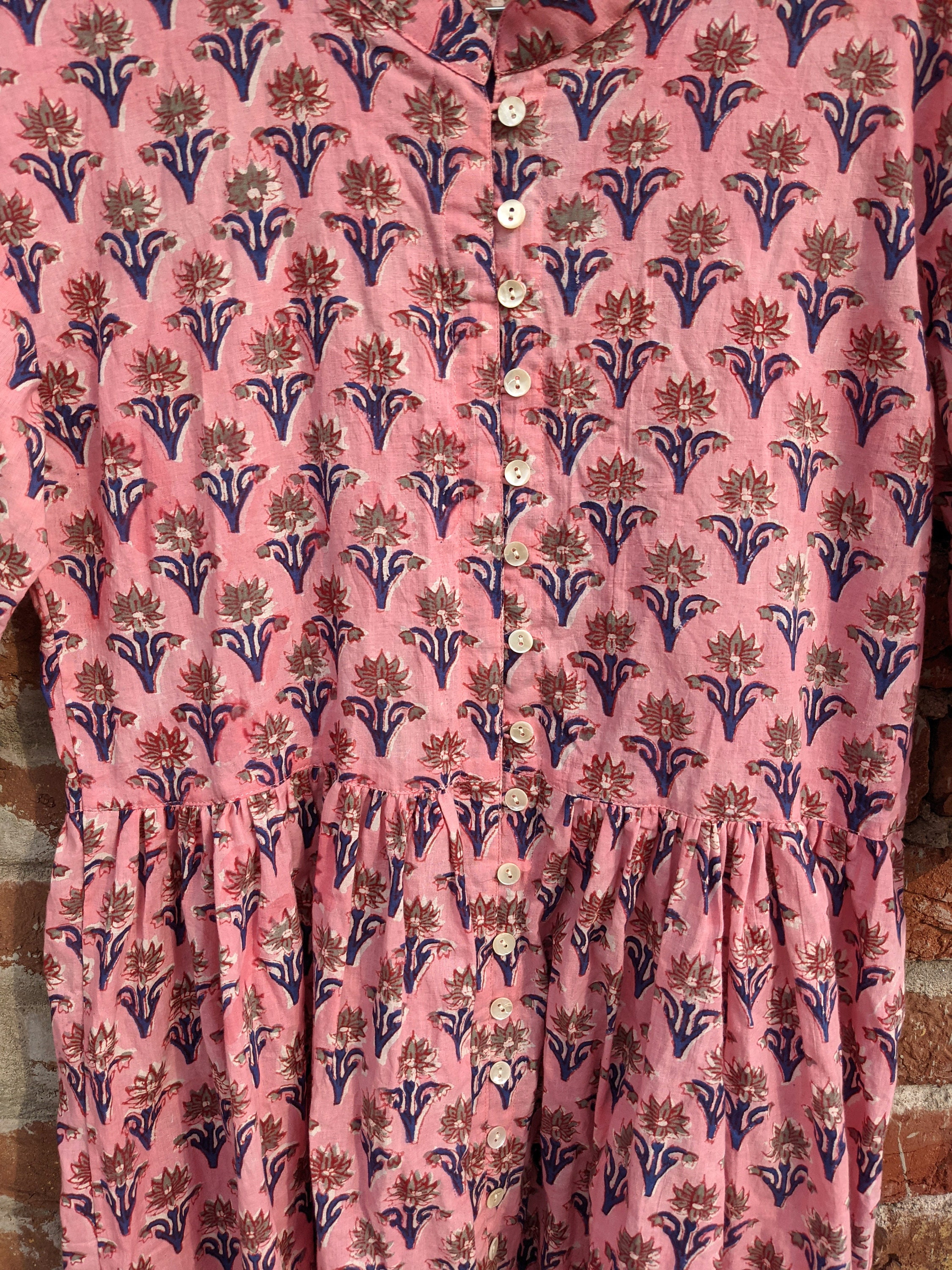 Hand Block Printed Dress Block Print Dress Indian Tunics | Etsy