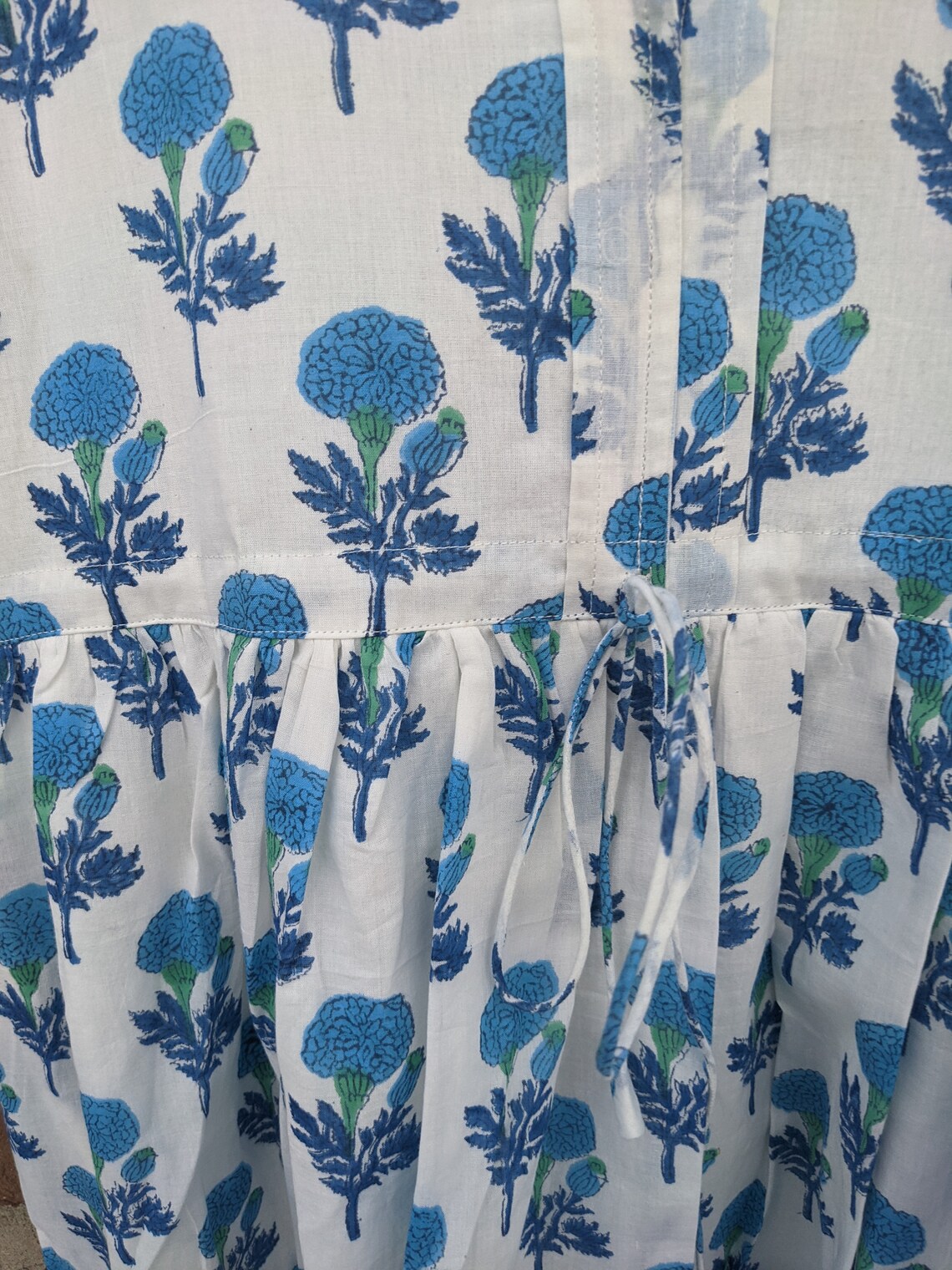 Hand Block Printed Dress Block Print Dress Indian Tunics - Etsy