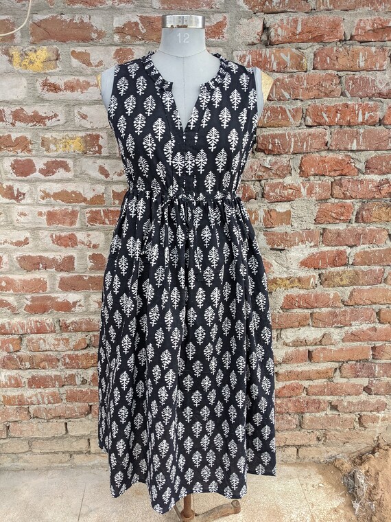 Hand Block Printed Dress Block Print Dress Indian Tunics | Etsy