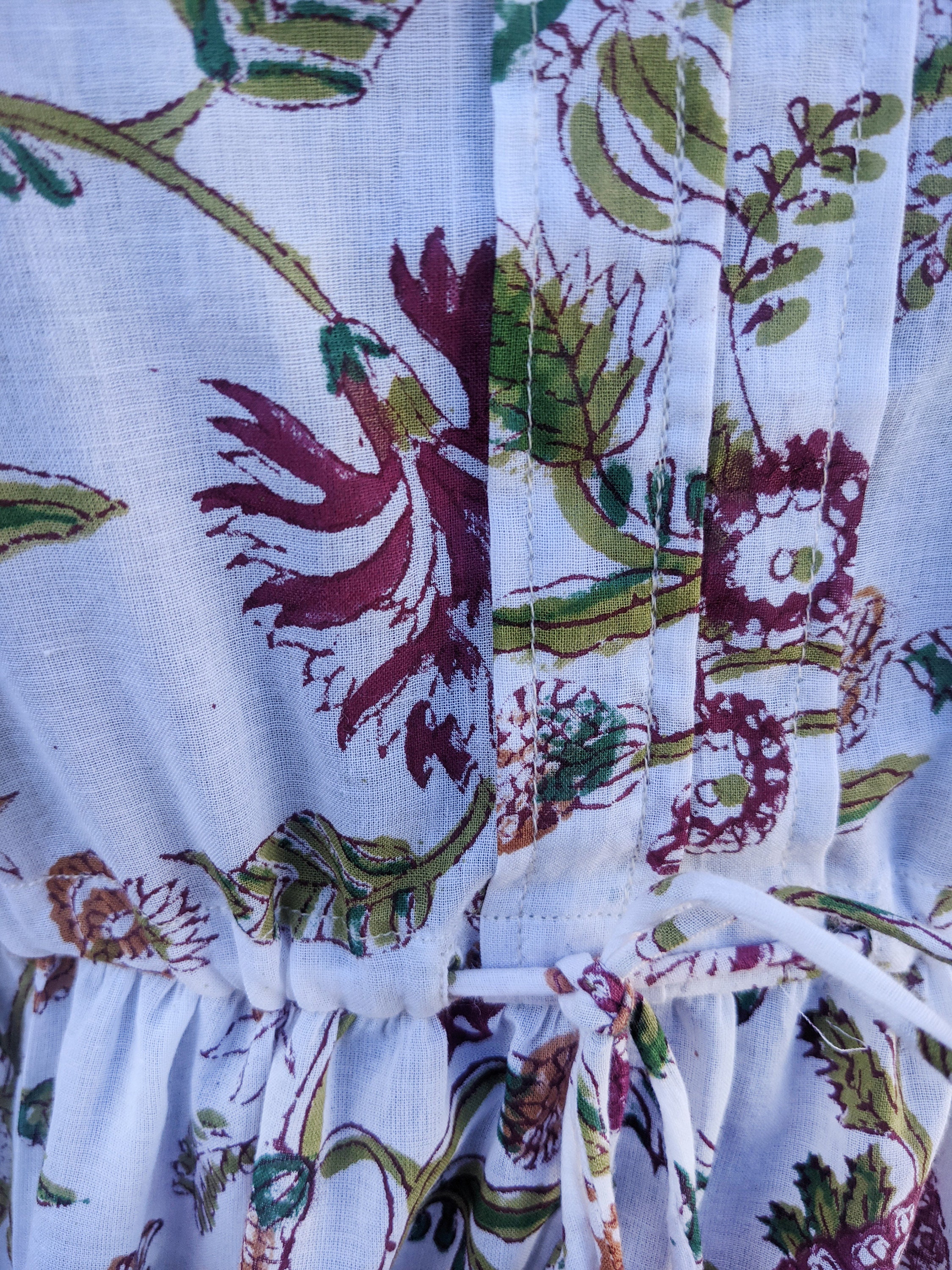 Hand Block Printed Dress Block Print Dress Indian Tunics - Etsy