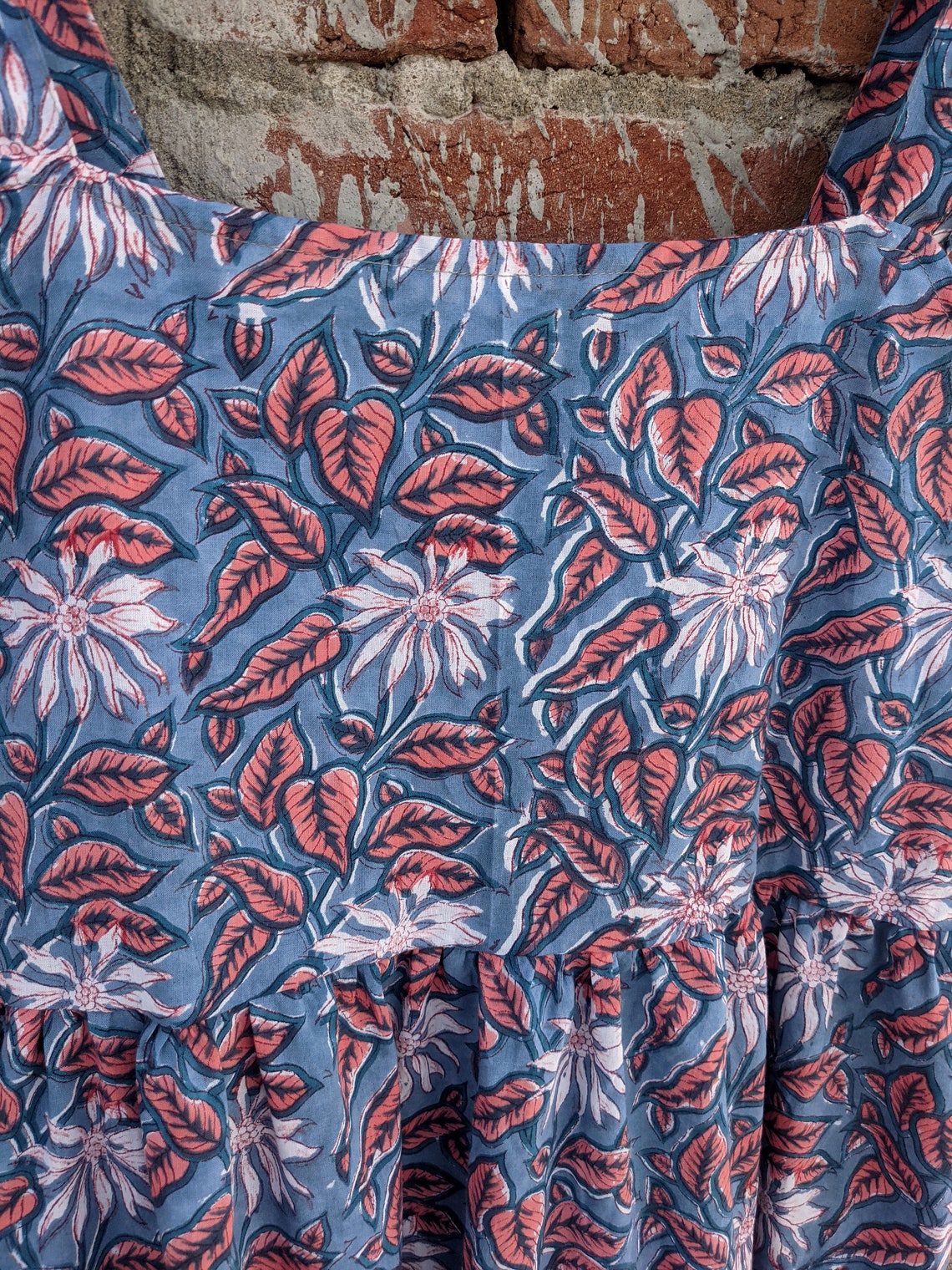 Hand Block Printed Dress Block Print Dress Indian Tunics | Etsy