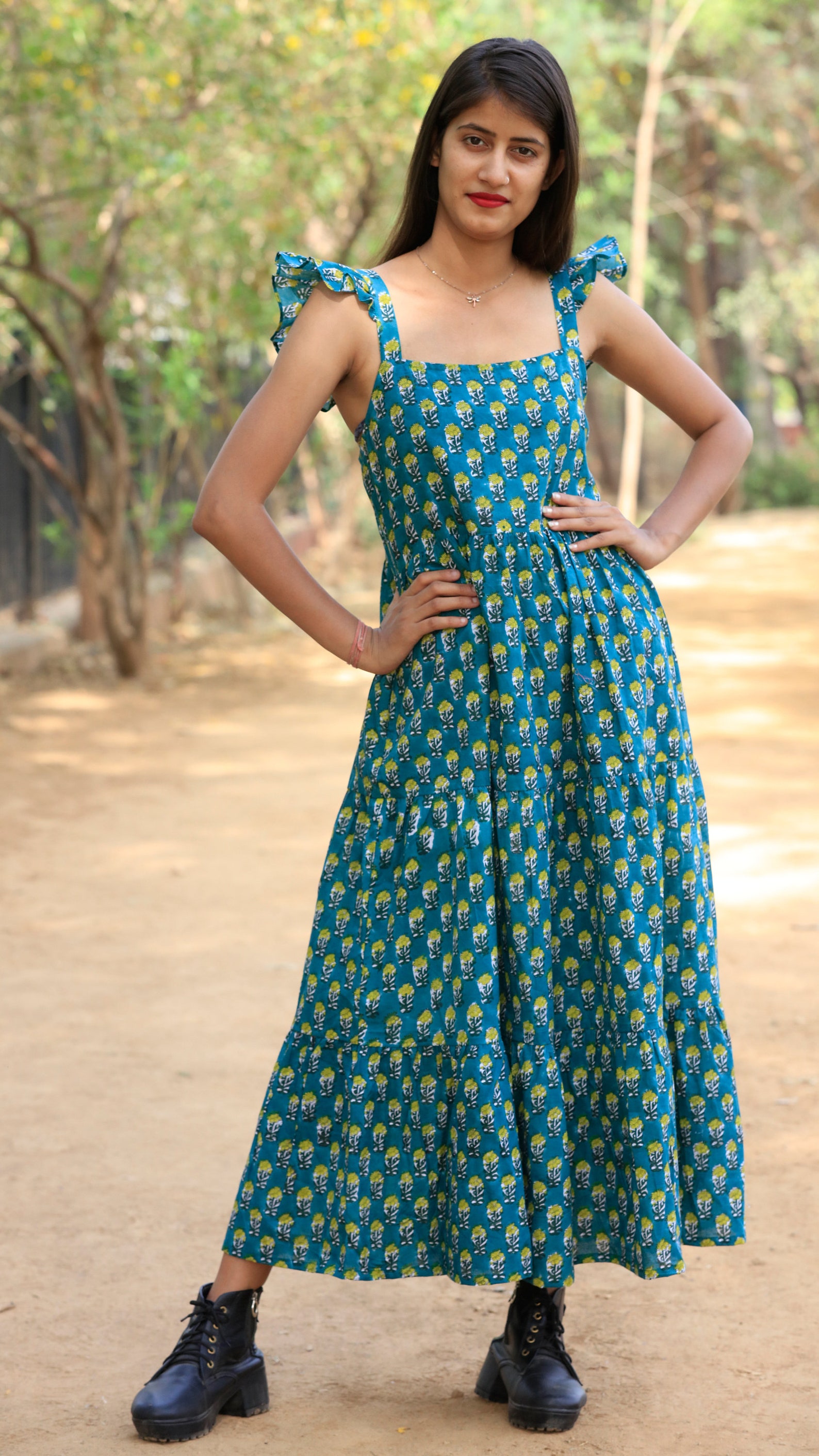 Hand Block Printed Dress Block Print Dress Indian Tunics - Etsy