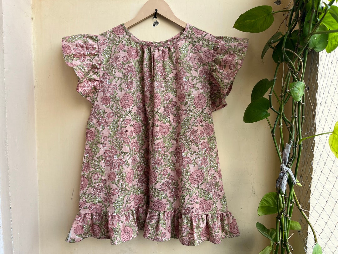 Hand Block Printed Top, Summer Top, Cotton Top, Women's Top, Handmade ...