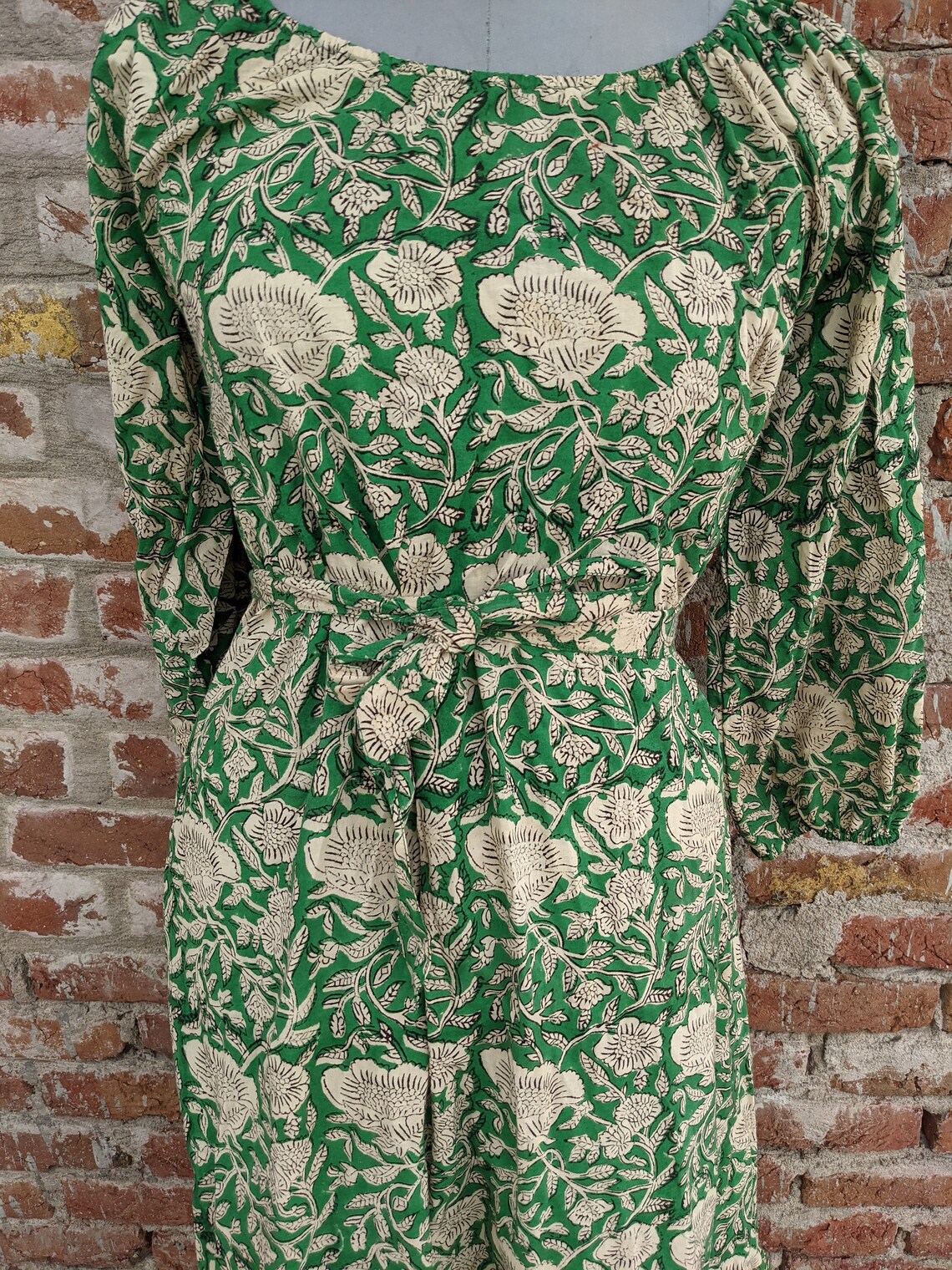 Hand Block Printed Dress Boho Dress Short Dress Summer - Etsy