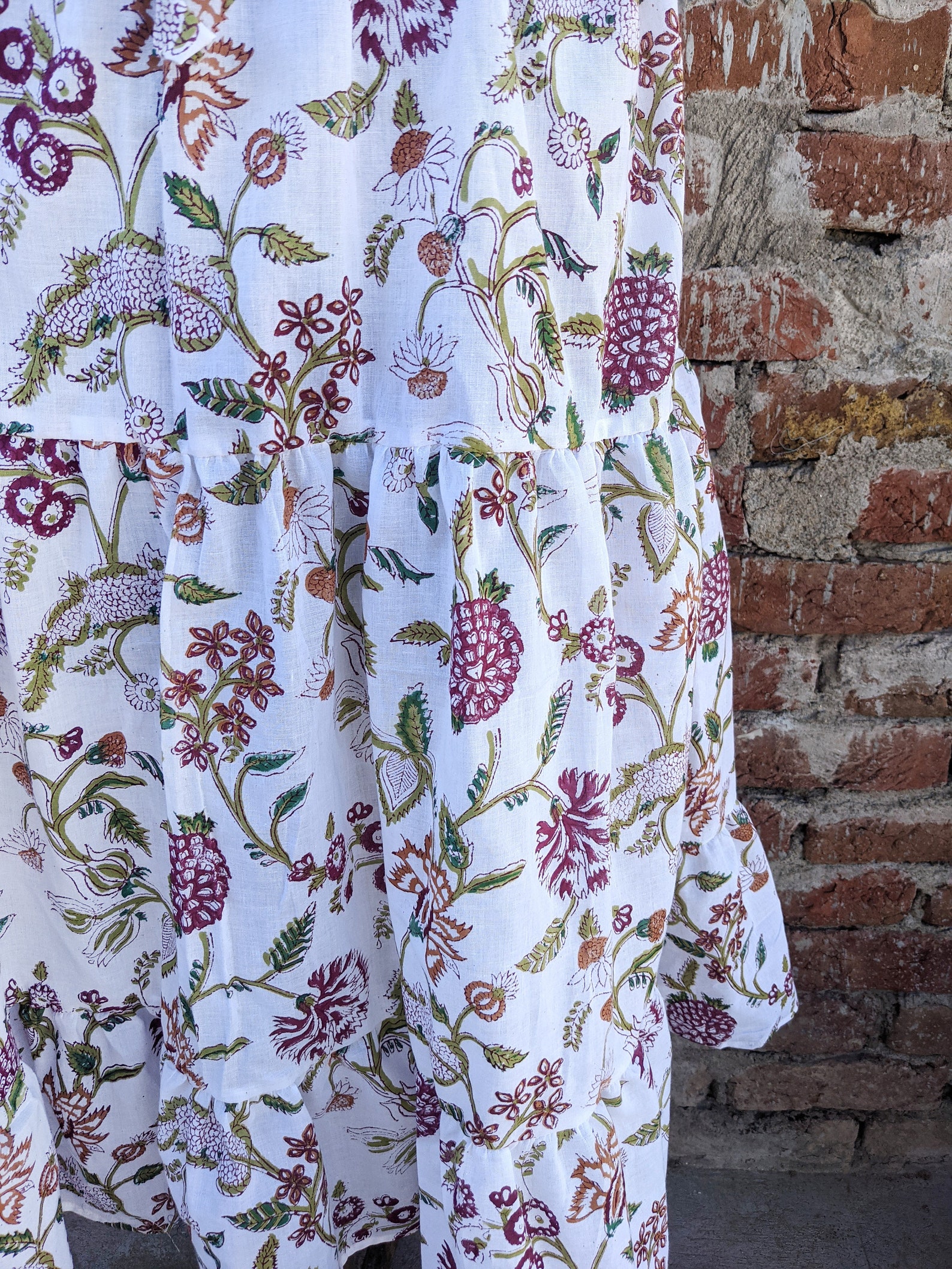 Hand Block Printed Dress Block Print Dress Indian Tunics | Etsy