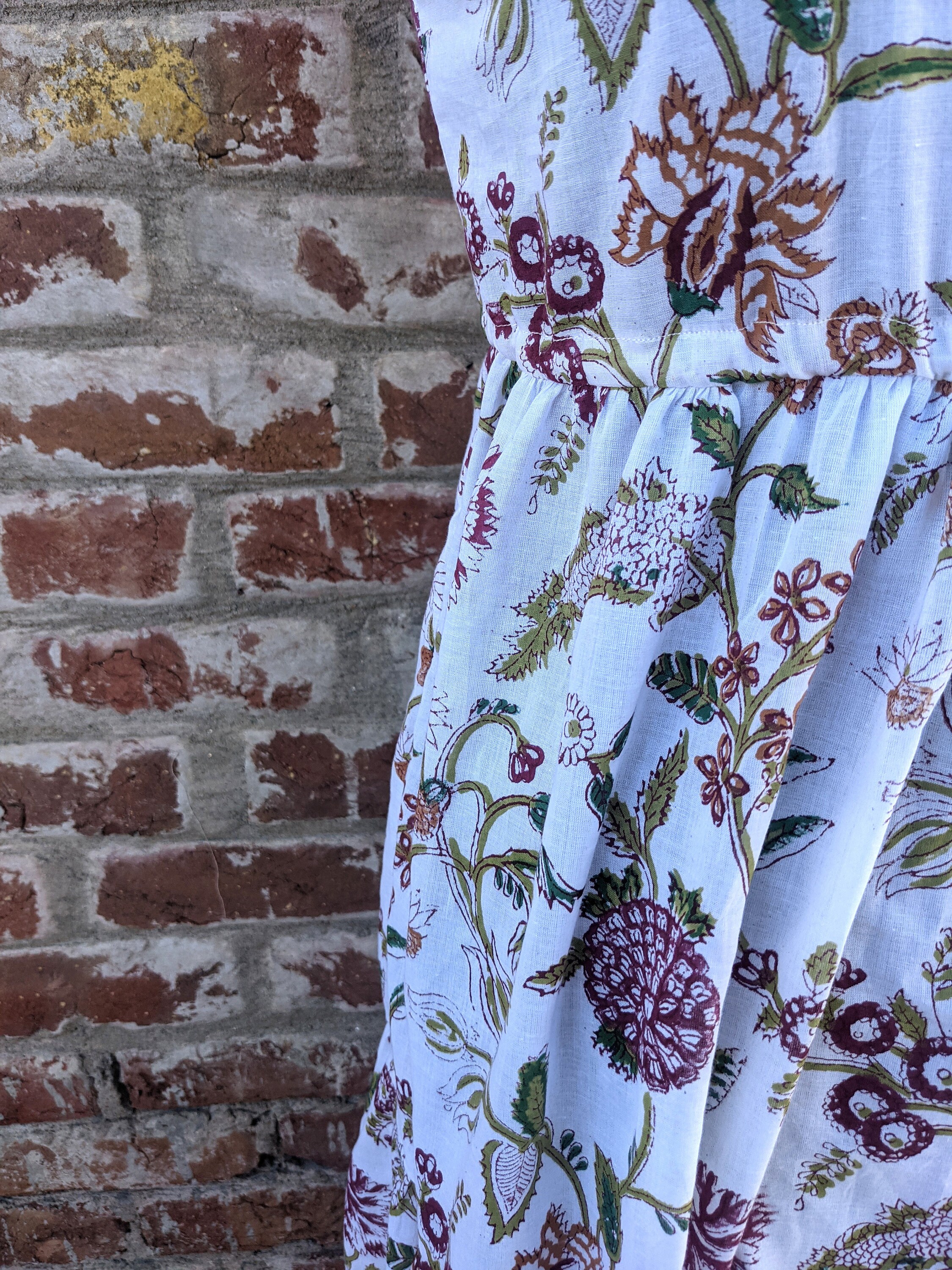 Hand Block Printed Dress Block Print Dress Indian Tunics - Etsy