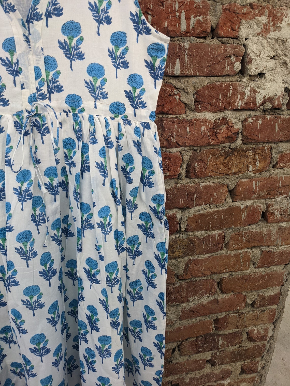 Hand Block Printed Dress Block Print Dress Indian Tunics - Etsy