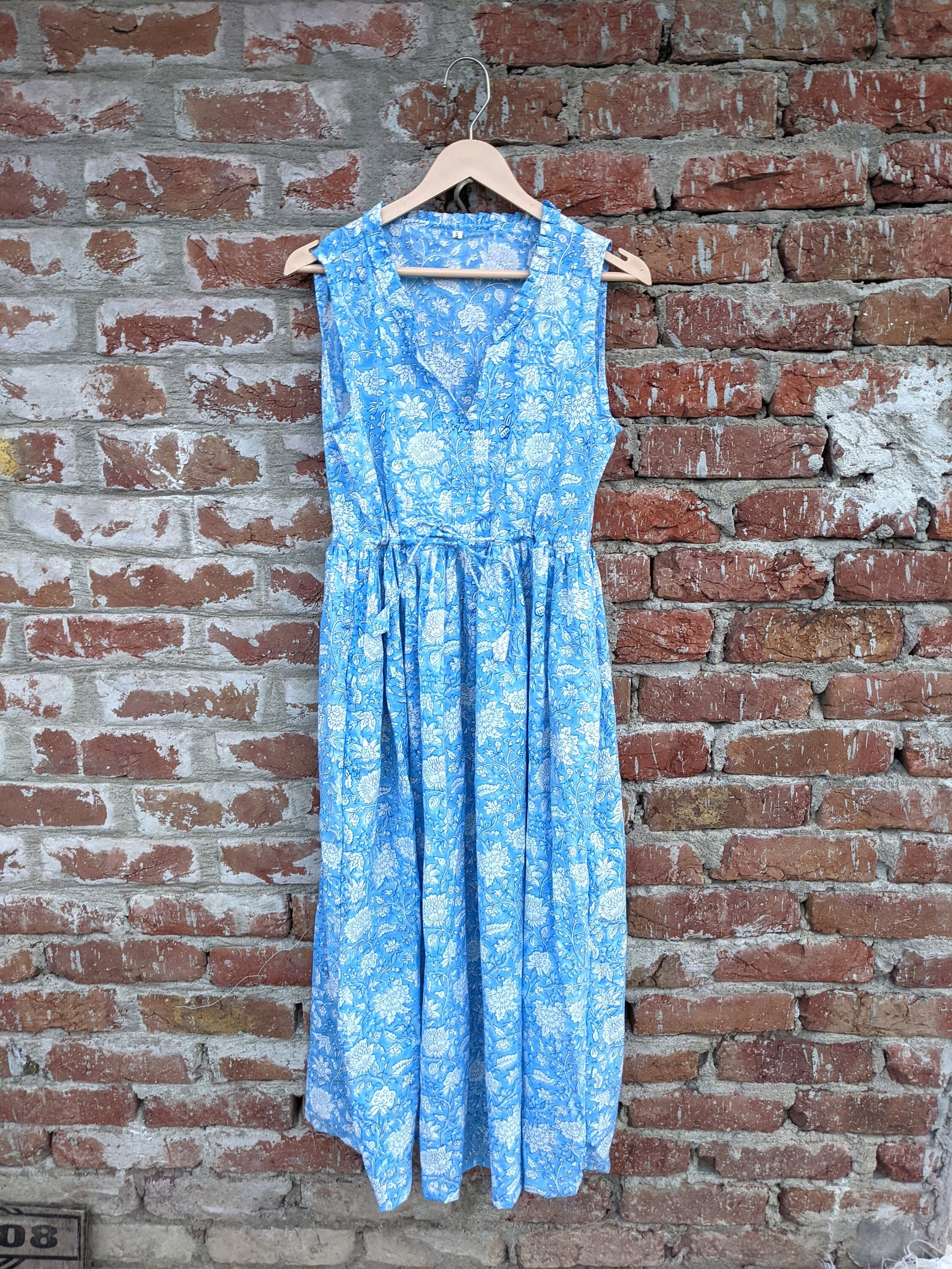 Hand Block Printed Dress Block Print Dress Indian Tunics - Etsy