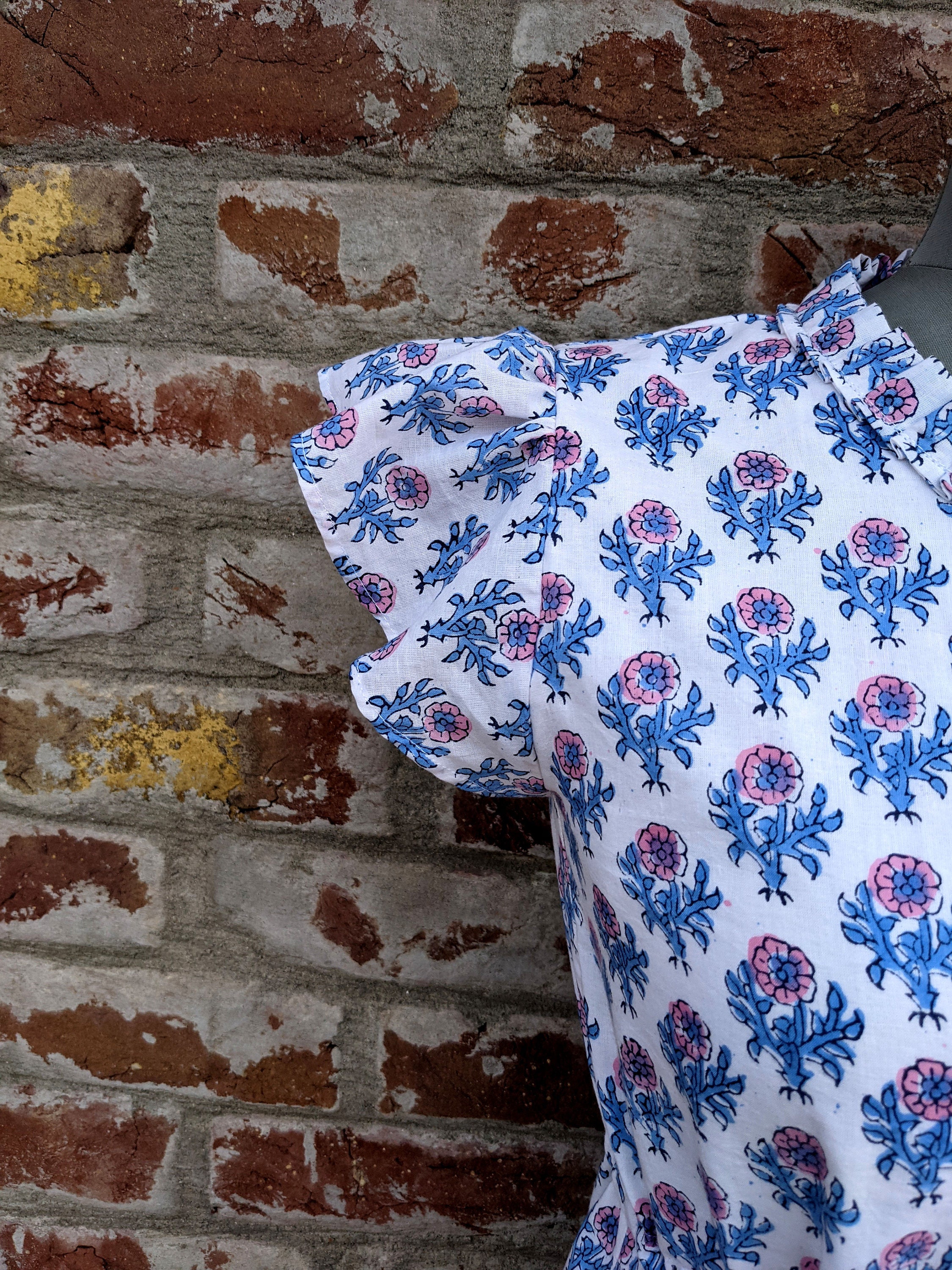 Hand Block Printed Dress Boho Dress Short Dress Summer - Etsy