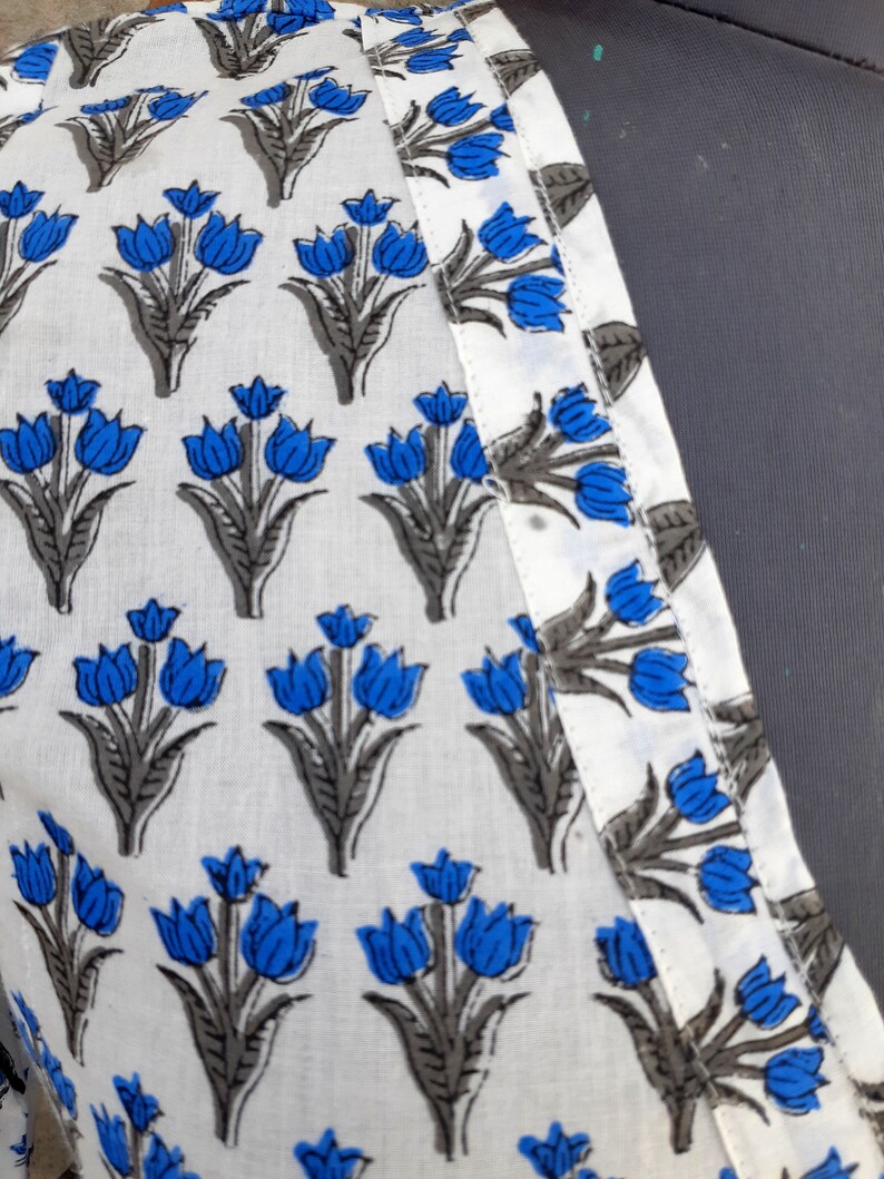 Hand Block Printed Dress Block Print Dress Indian Tunics | Etsy