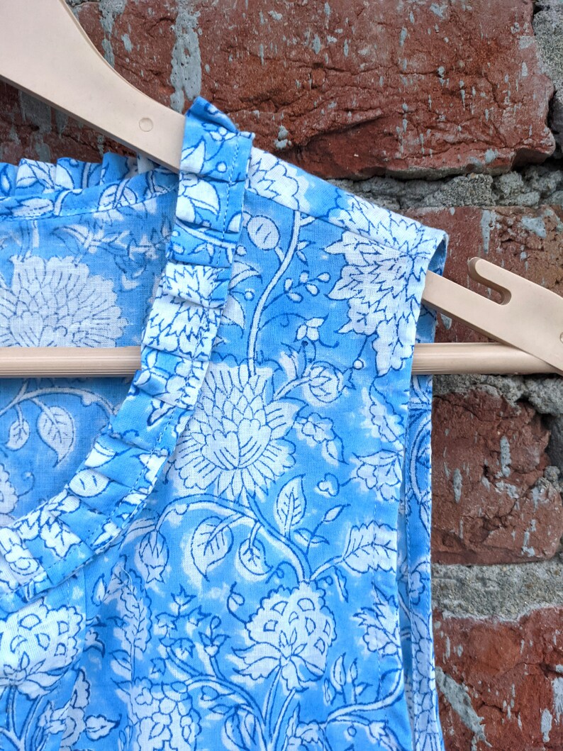 Hand Block Printed Dress Block Print Dress Indian Tunics - Etsy