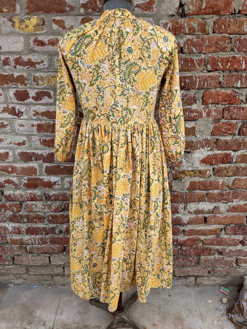 Hand Block Printed Dress Block Print Dress Indian Tunics - Etsy