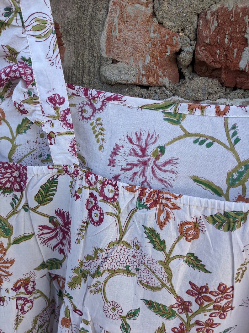 Hand Block Printed Dress Block Print Dress Indian Tunics | Etsy