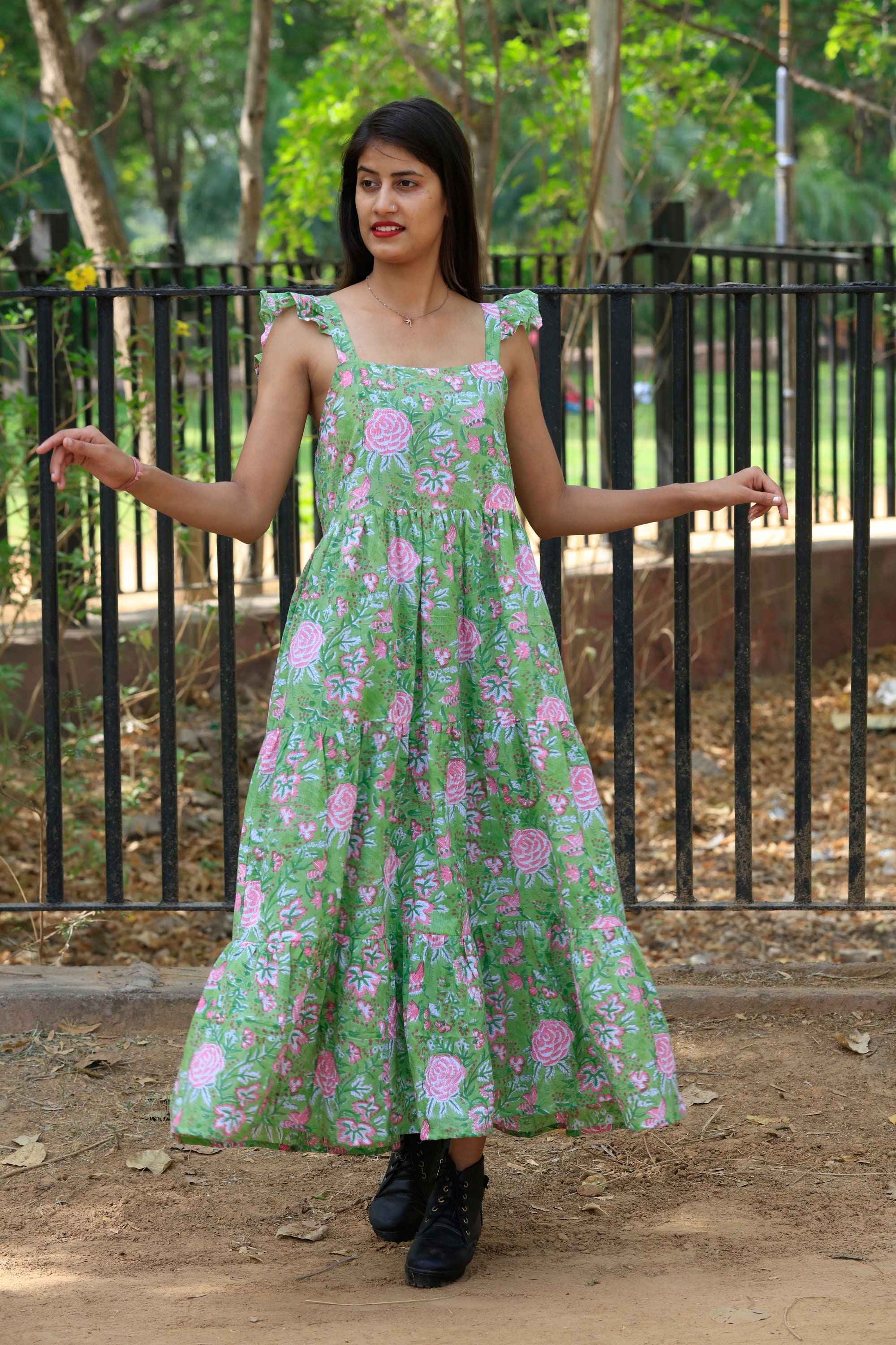 Hand Block Printed Dress Block Print Dress Indian Tunics - Etsy