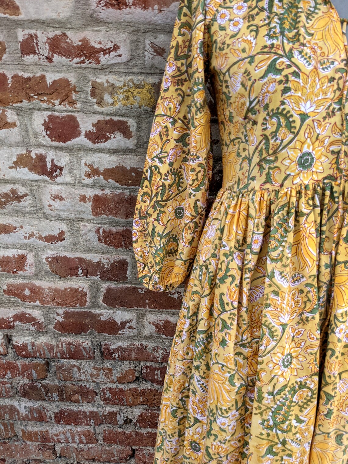 Hand Block Printed Dress Block Print Dress Indian Tunics - Etsy