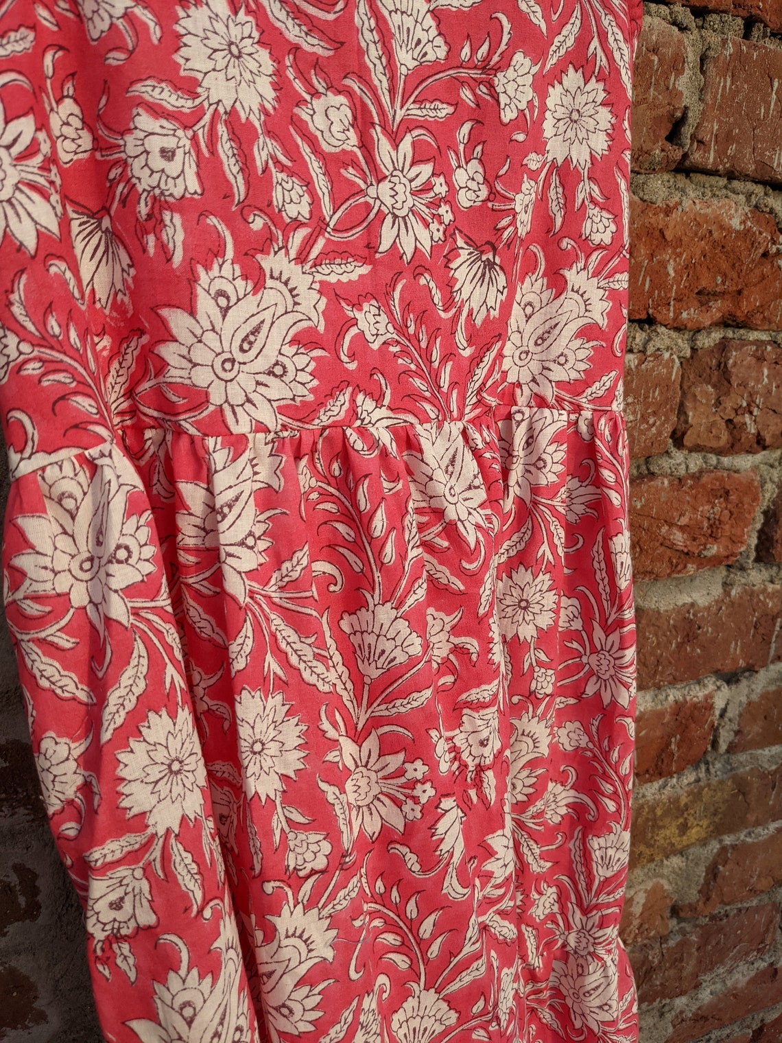 Hand Block Printed Dress Block Print Dress Indian Tunics | Etsy