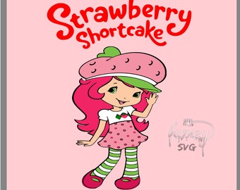 Strawberry Shortcake Svg - Etsy Canada