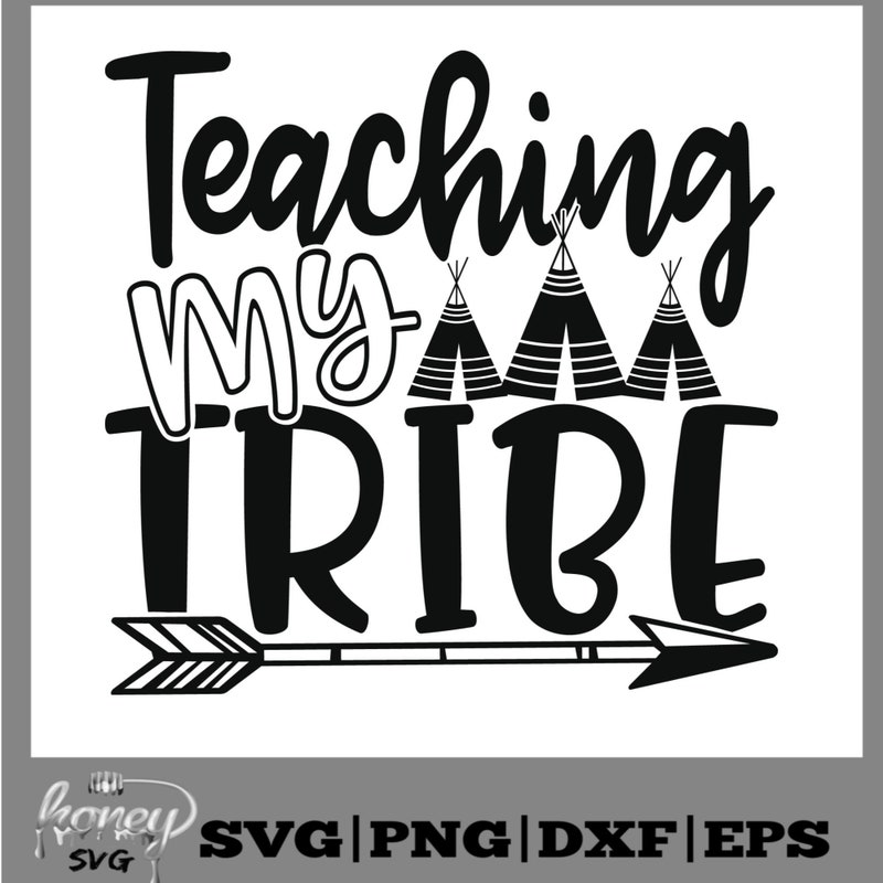 Teacher Tribe Svg - Etsy
