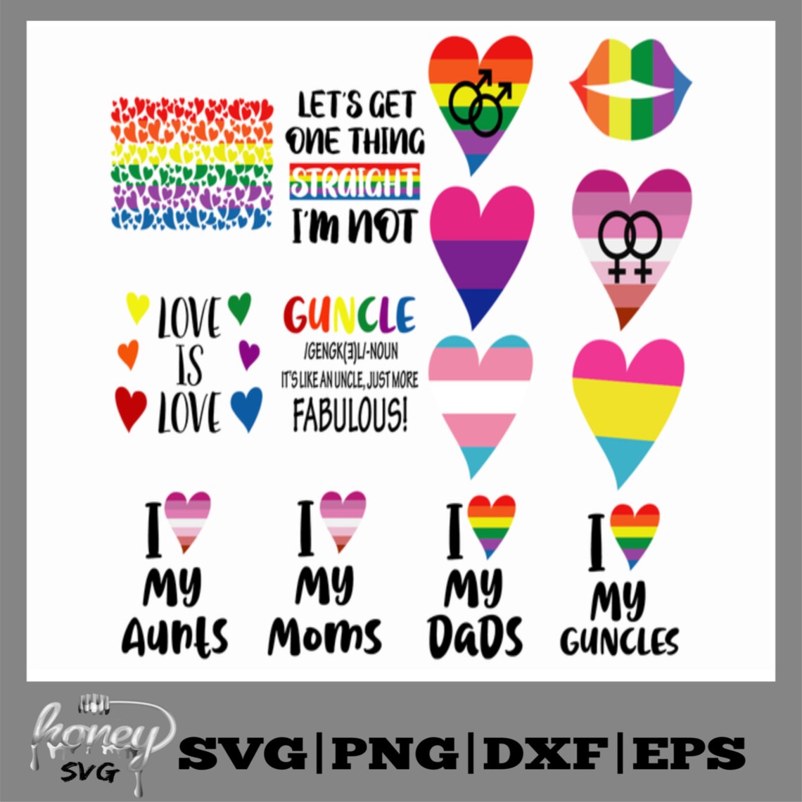 Lgbt Pride Bundle Svg Queer Eye Gift Queer Eye Shirt Queer | Etsy