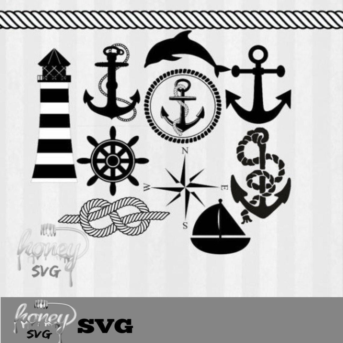 Nautical SVG, 11 Nautical SVG Files, Nautical, Anchor, Sailboat ...