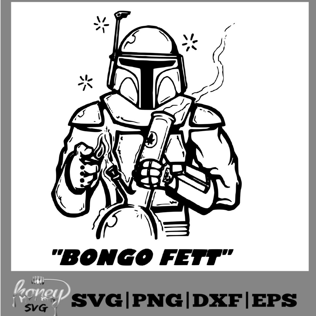 Bongo Fett Svg-blunt File, Blunt, Weed Tray Png File, Cannabis Svg ...